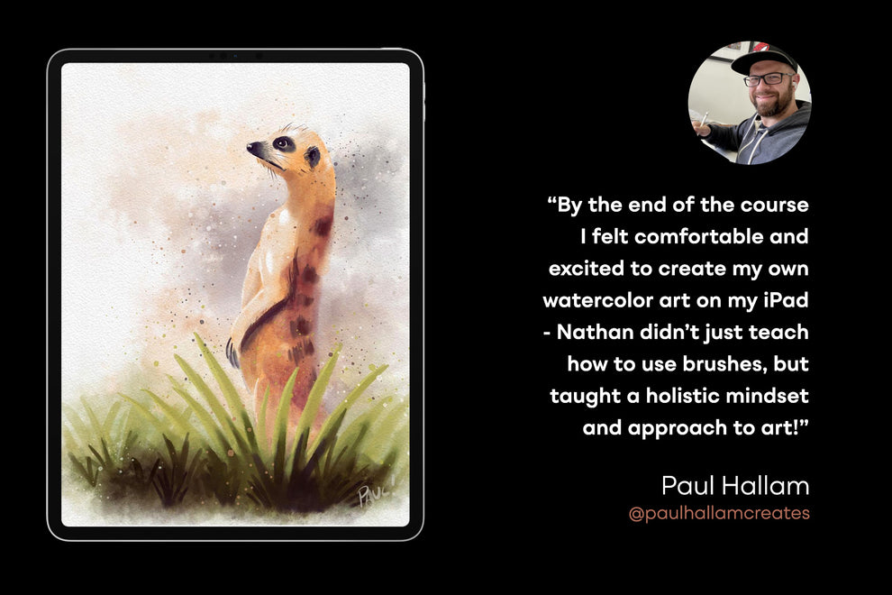 Procreate Watercolor Masterclass – Nathan Brown Art